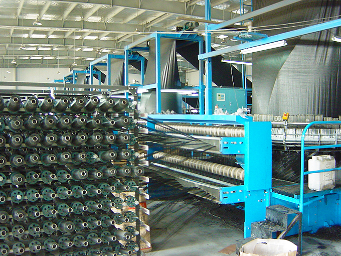Slit-film-woven-geotextile-production-line | Geosynthetics Australia